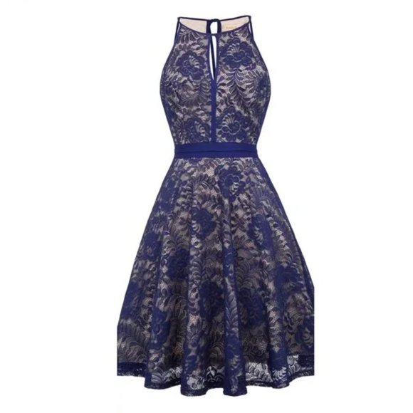 Kate Kasin | Dresses | Kate Kasin Dress Floral Lace Overlay Lined ...